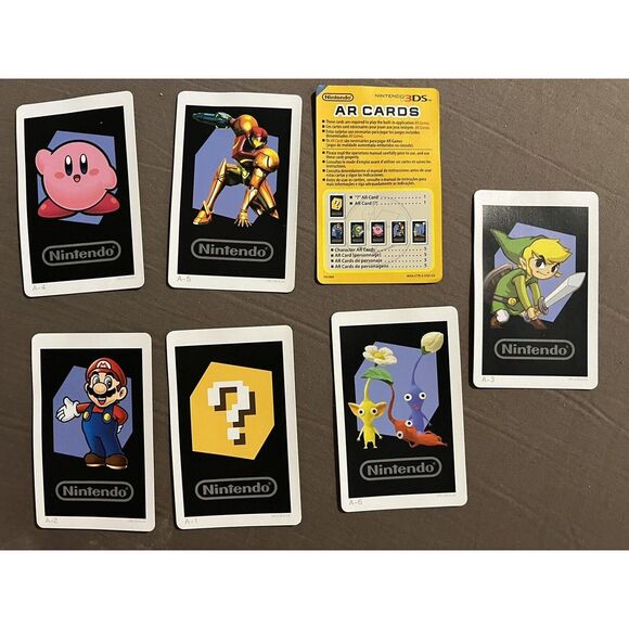 Video Games & Consoles | 7 Nintendo Trading Cards A1 A2 A3 A4 A5 A6 ...